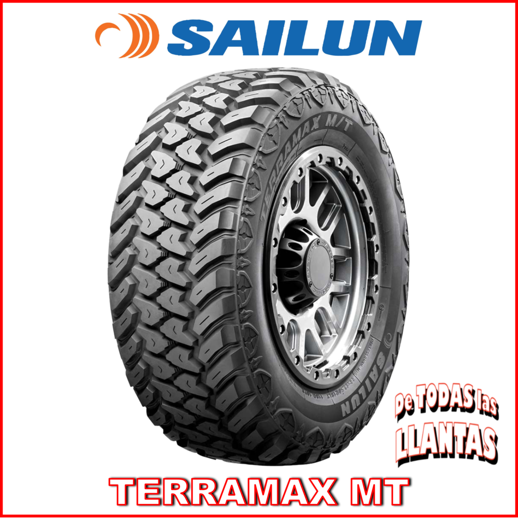 LlantaLT 31X10.50R15109Q C Marca SAILUN Modelo TERRAMAX MT