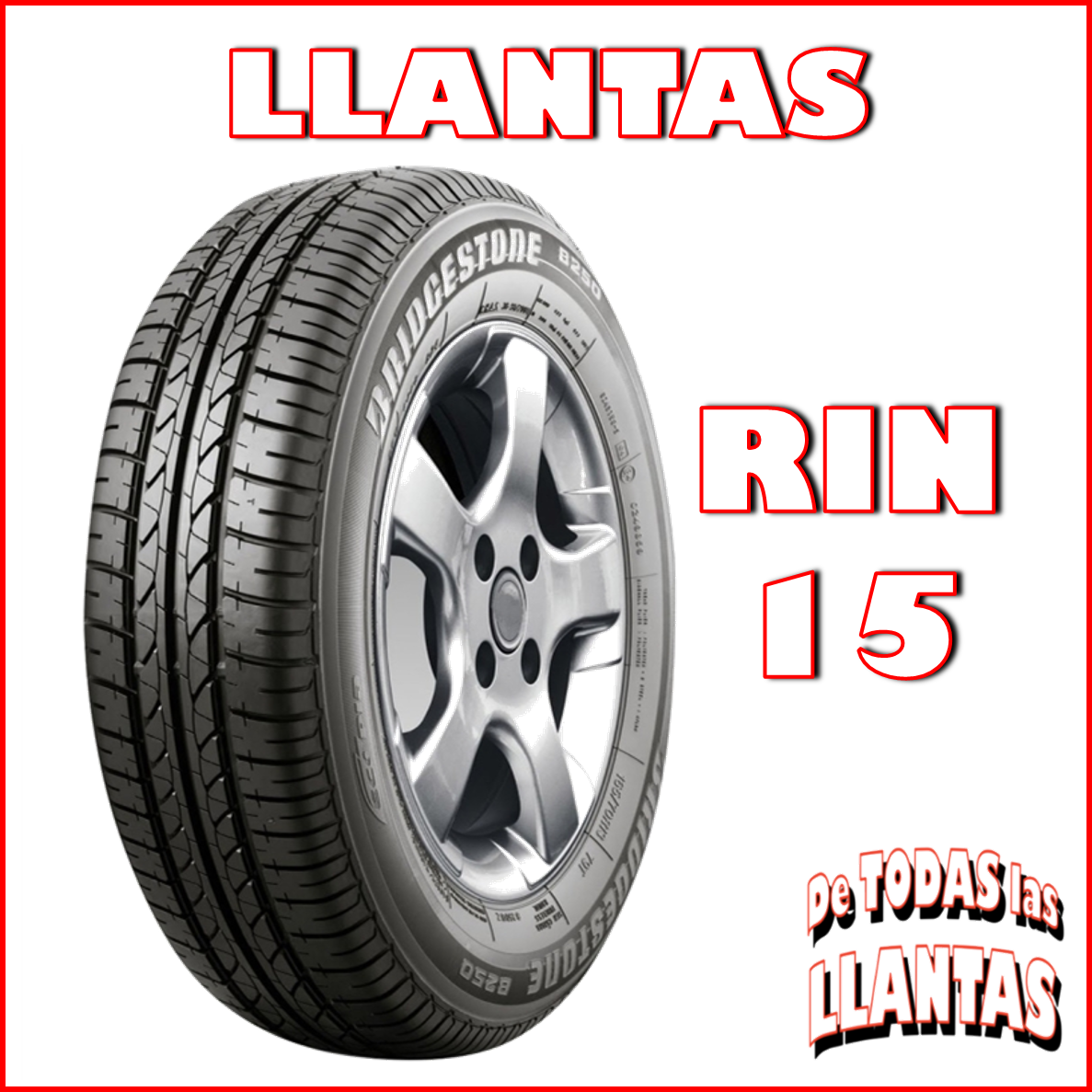 Llantas R15 para AUTO - De todas las llantas